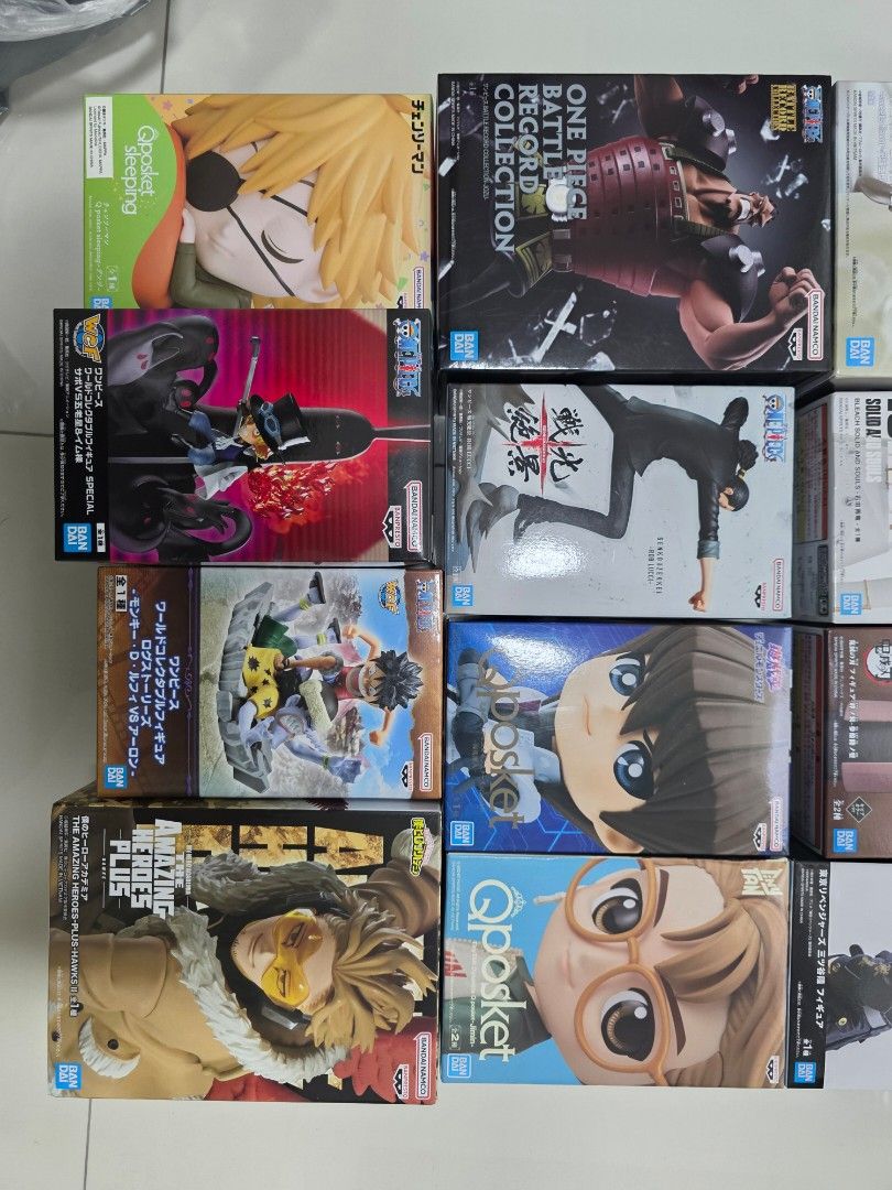 Assorted Anime Figures - Banpresto, Sega, Q Posket, Hobbies & Toys ...