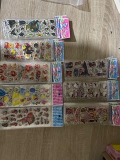 $1 for 5 Cute Kawaii Sticker Sheets - Assorted Designs, Hobbies & Toys ...