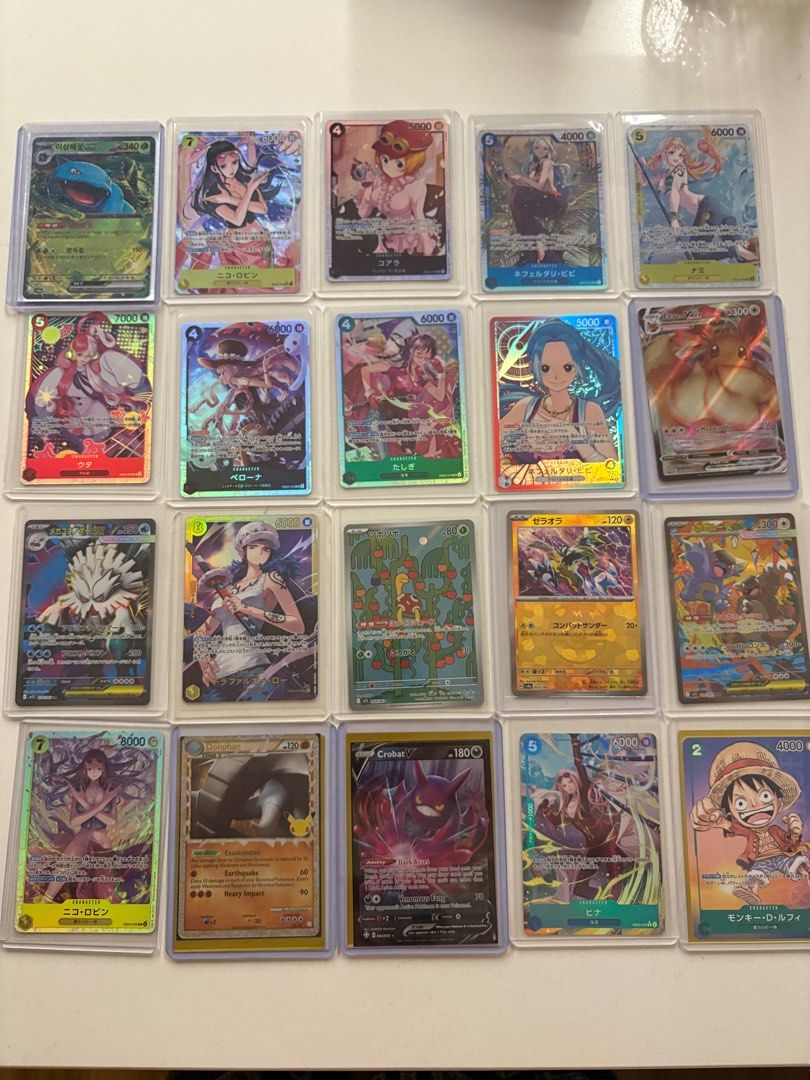 Assorted Trading Cards - One Piece, Pokemon, Hobbies & Toys, Toys ...