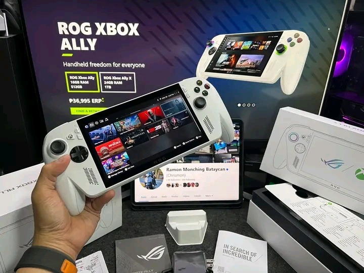 ASUS ROG Ally Handheld Gaming Console, Video Gaming, Video Game ...