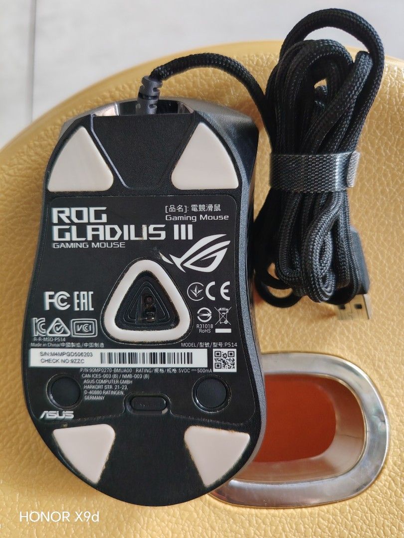 ASUS ROG Gladius III Gaming Mouse, Computers & Tech, Parts ...