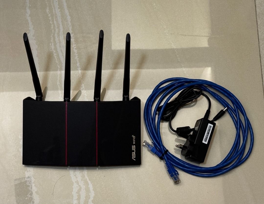 $30 (FIXED PRICE) Used/Good working ASUS RT-AX55 Wireless AX1800 Dual ...