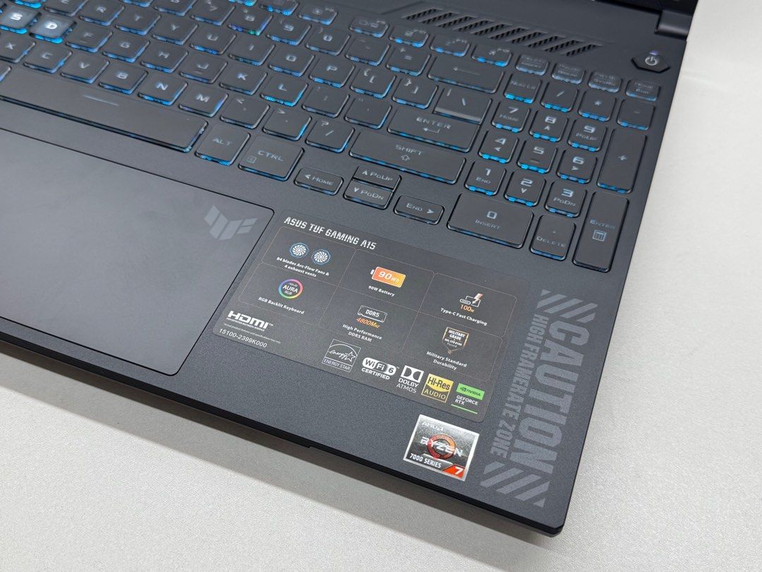 Asus Tuf Gaming A15 Ryzen 7 16gb 512 Rtx 4050 RGB, Computers & Tech ...