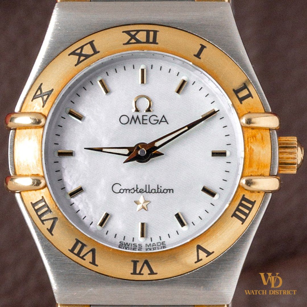 Aug 1998 Full Set 22.5mm Omega Two-Tone Gold Lady Constellation 1362.70 ...