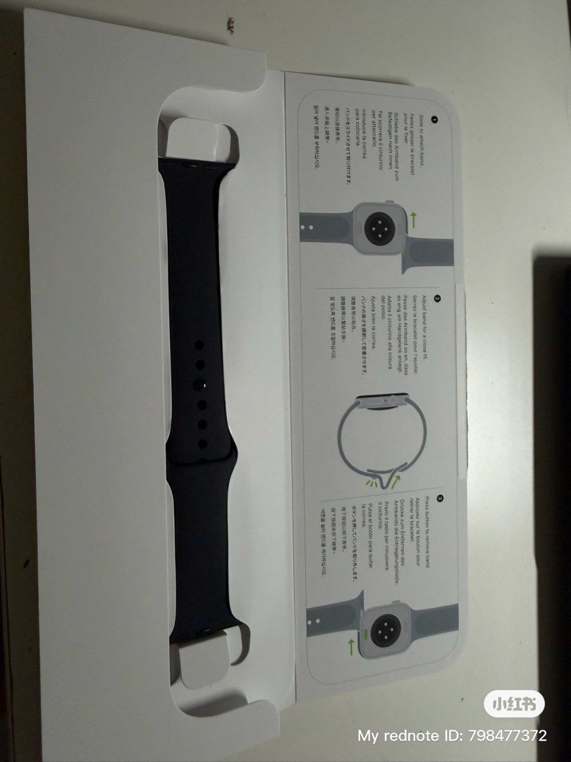 Authentic Apple Watch Midnight Sport Band 46mm M/L, Mobile Phones ...