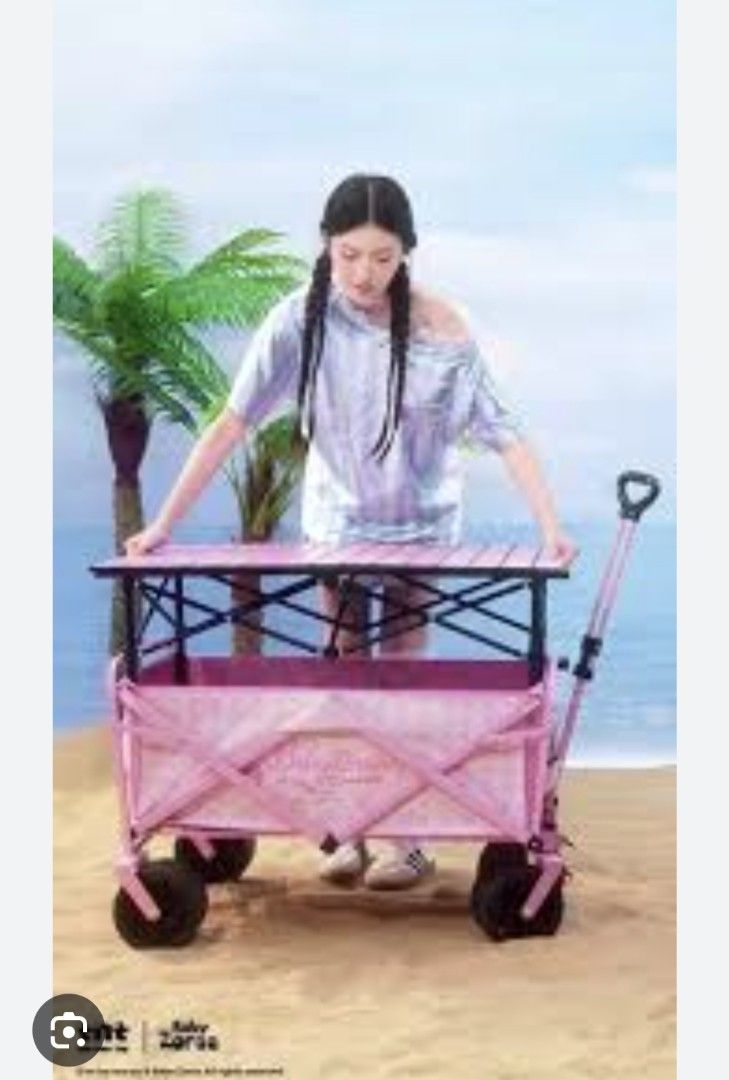 Baby Zoraa Pink Wagon, Hobbies & Toys, Toys & Games on Carousell