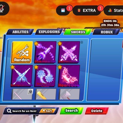 Blade Ball swords and explosions, Video Gaming, Gaming Accessories, In ...