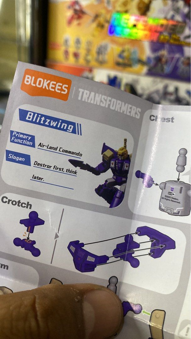Blokees Transformers Blitzwing, Hobbies & Toys, Toys & Games on Carousell
