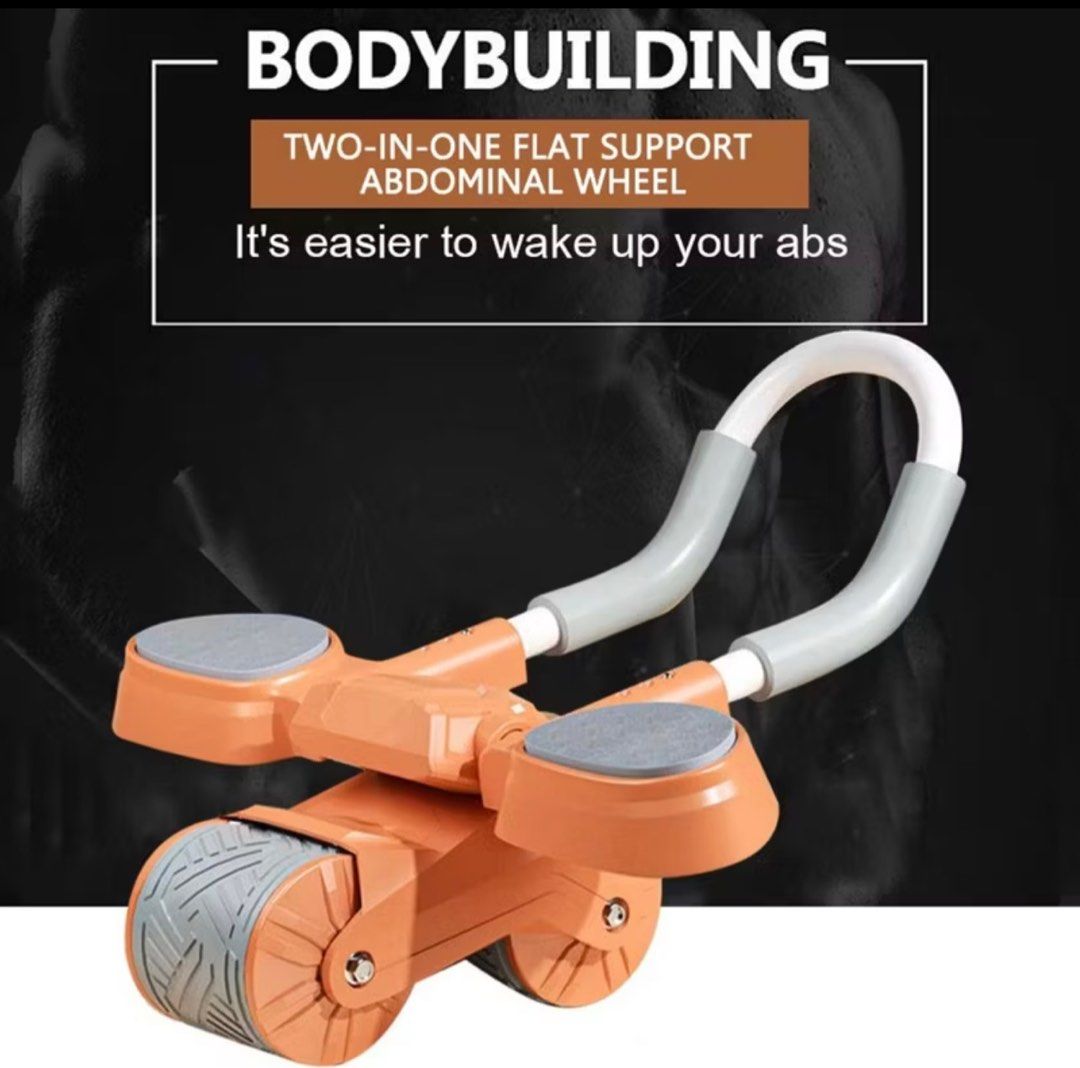 Bodybuilding Two-in-One Abdominal Wheel, Sports Equipment, Exercise ...