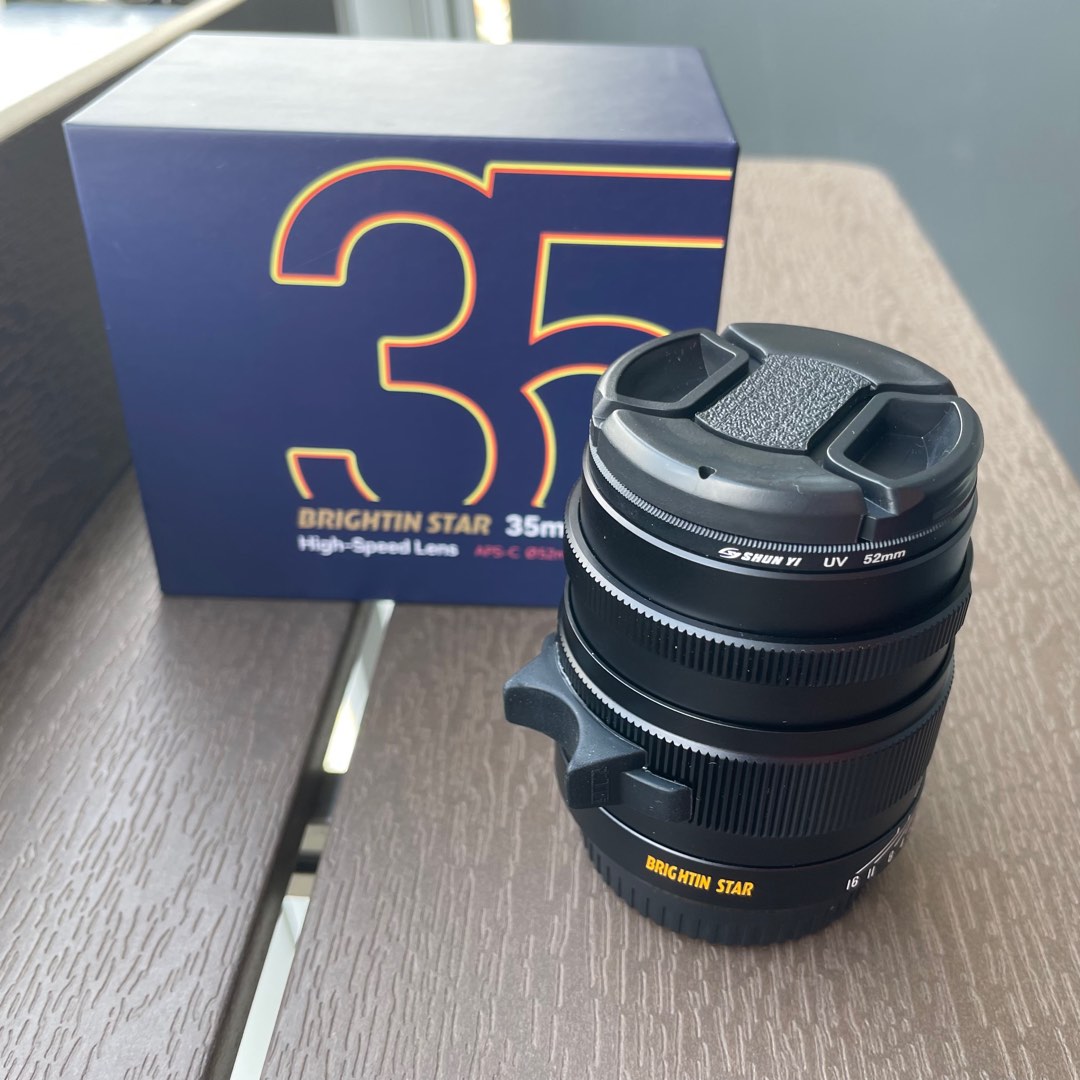 Brightin Star Fuji 35mm F0.95 Bokeh Monster for Fujifilm X Mount ...