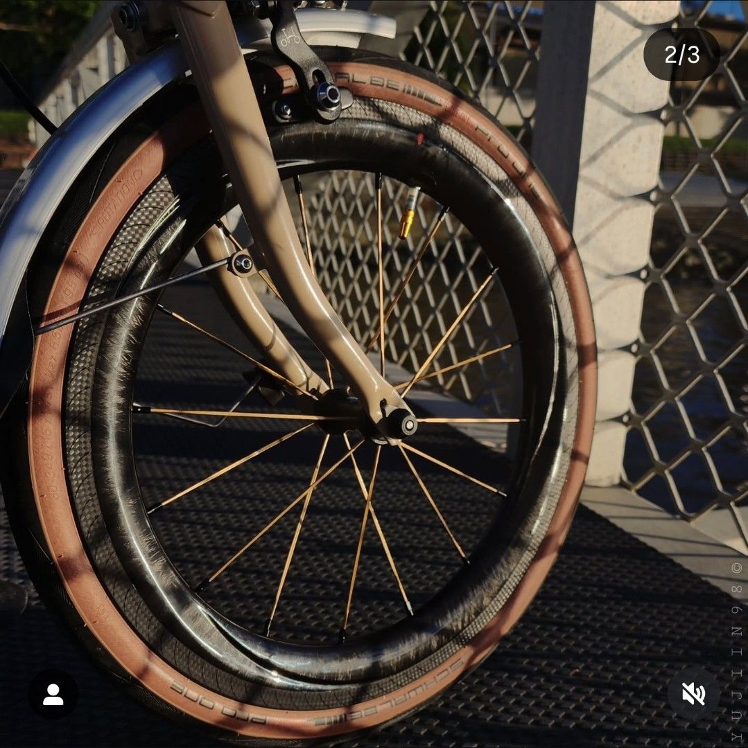 Brompton Barbour V2 (modded), Sports Equipment, Bicycles & Parts ...