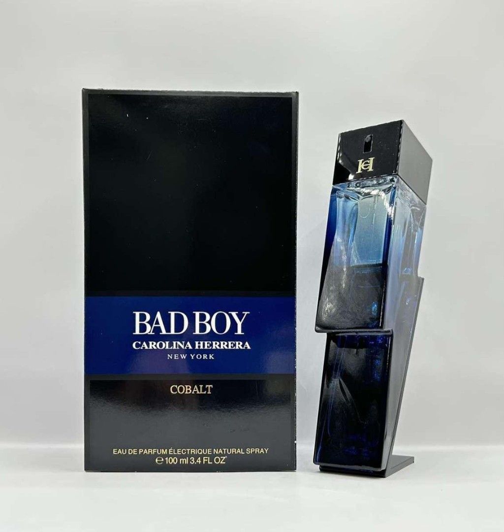 Carolina Herrera Bad Boy Cobalt Eau de Parfum 100ml, Beauty & Personal ...