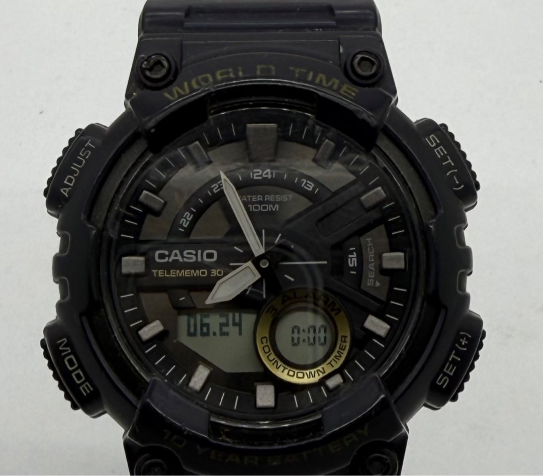 Casio Abq110 Watch 35mm Digital Watch, Men's Fashion, Watches ...
