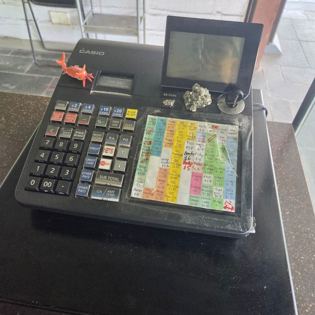 Casio POS machine/ Casio Cash Register / Freezer Chest / Halal Food ...