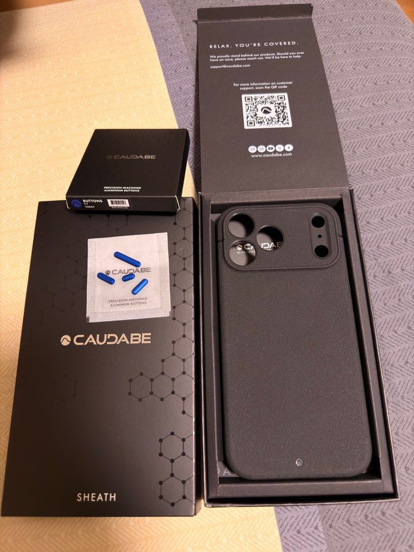 Caudabe Sheath iPhone 17 pro max Case - Black precise, Mobile Phones ...