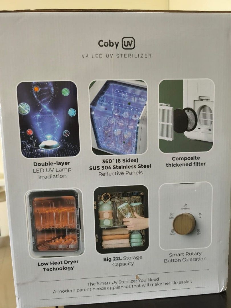 Coby UV V4 LED UV Sterilizer, Babies & Kids, Nursing & Feeding ...