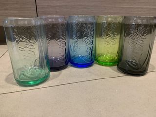 Coca-Cola Glass Container with Red Lid, Furniture & Home Living ...