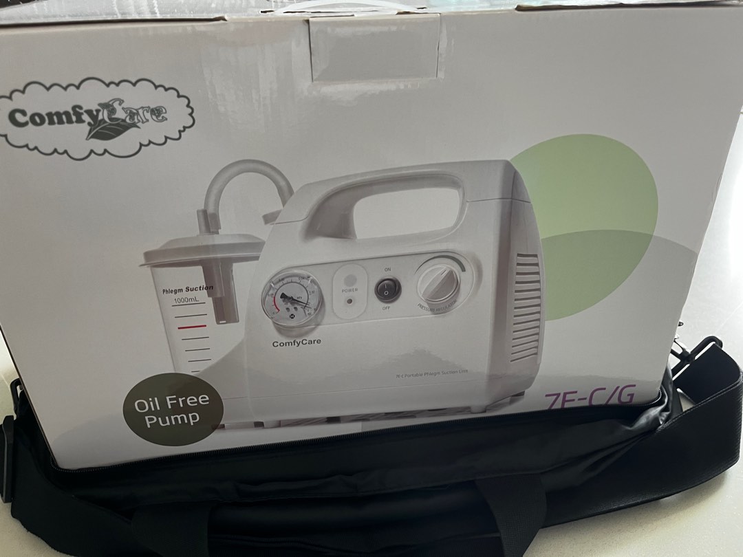 ComfyCare 7E-C/G Portable Phlegm Suction Unit, Health & Nutrition ...