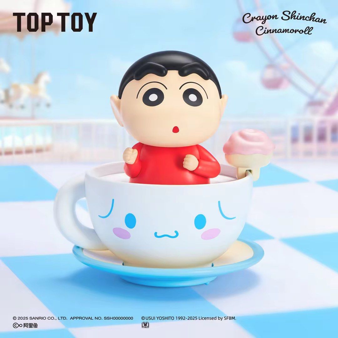 Confirmed Designs Toptoy Sanrio Crayon Shinchan Wonder Park Series ...
