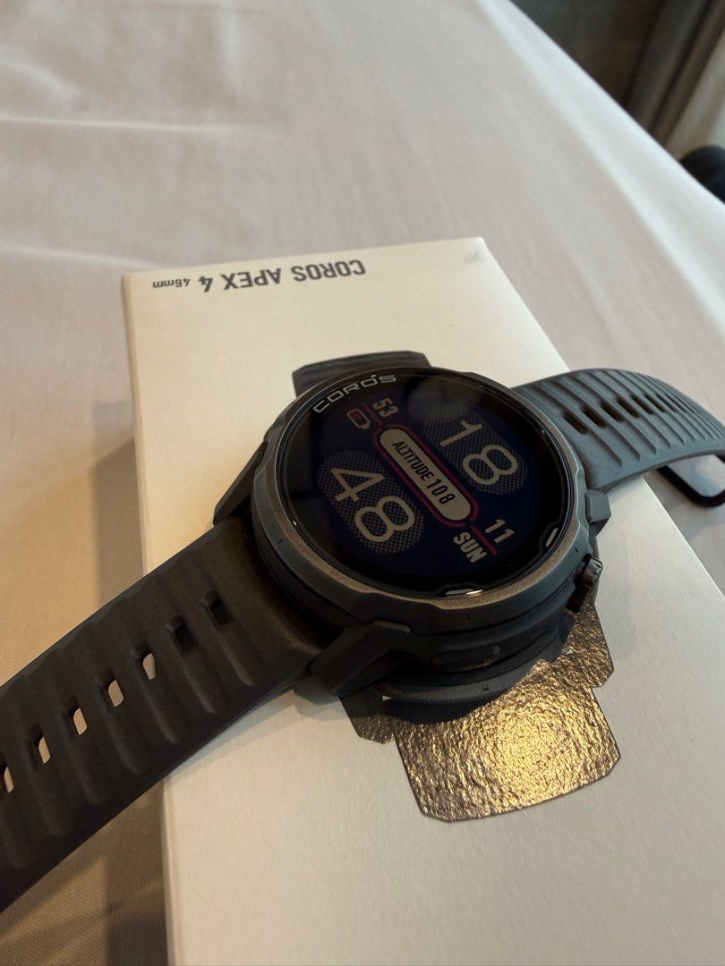 Coros Apex 4 Black 46mm, Mobile Phones & Gadgets, Wearables & Smart ...