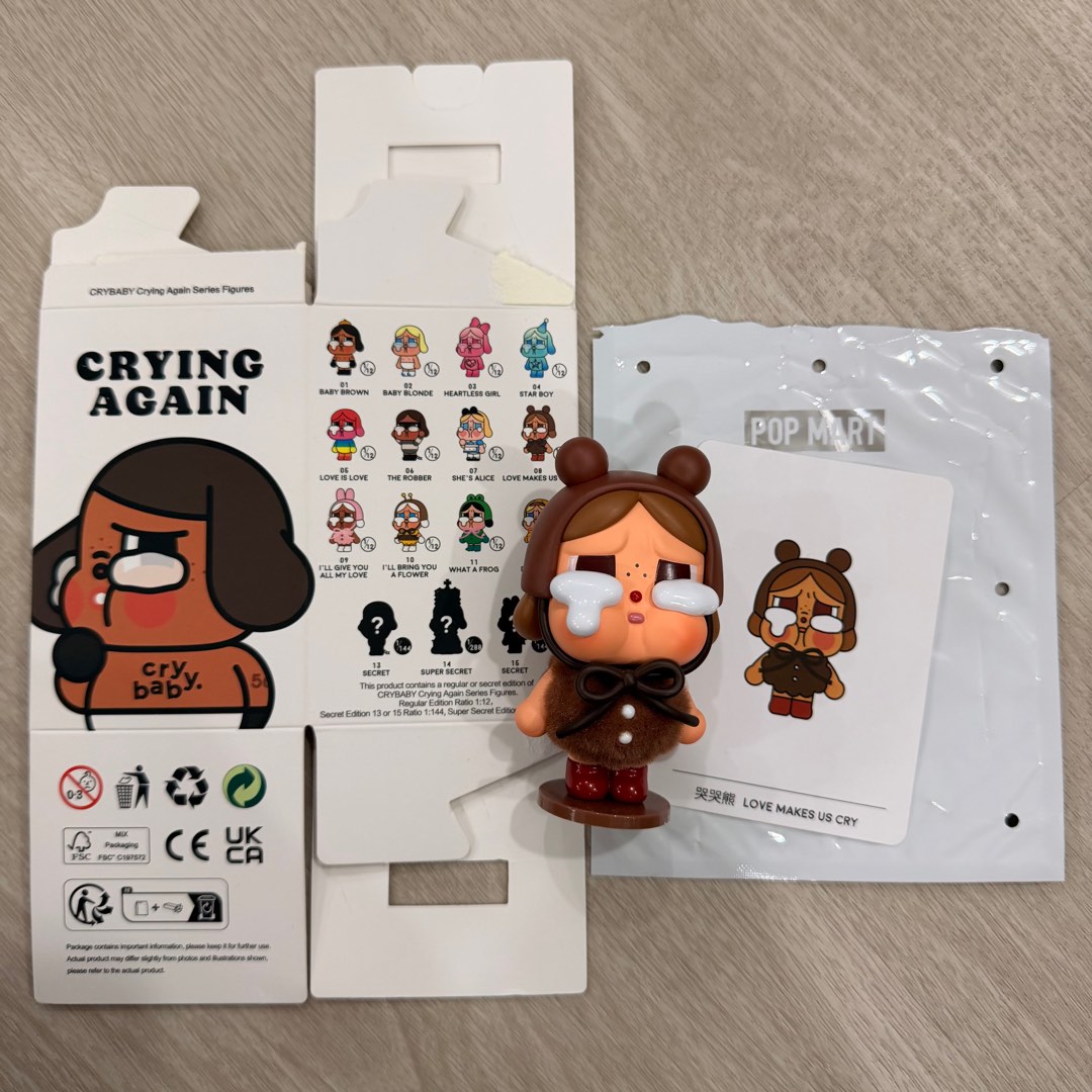 Crybaby Crying Again Series - Love Makes Us Cry, Hobbies & Toys, Toys ...