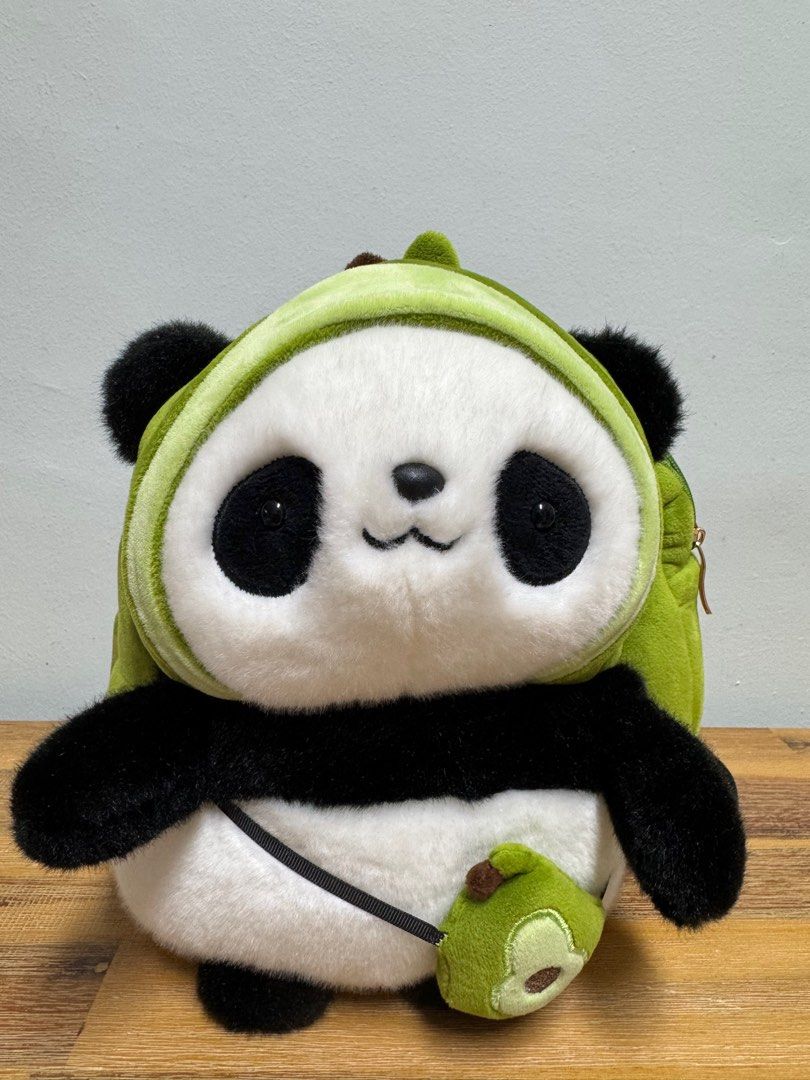 Cute Panda Plush Toy with Avocado Bag 🐼🥑, Babies & Kids, Babies & Kids ...
