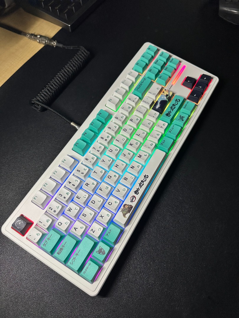 [DEMON SLAYER] M87 Wireless Custom Mechanical Keyboard, Computers ...
