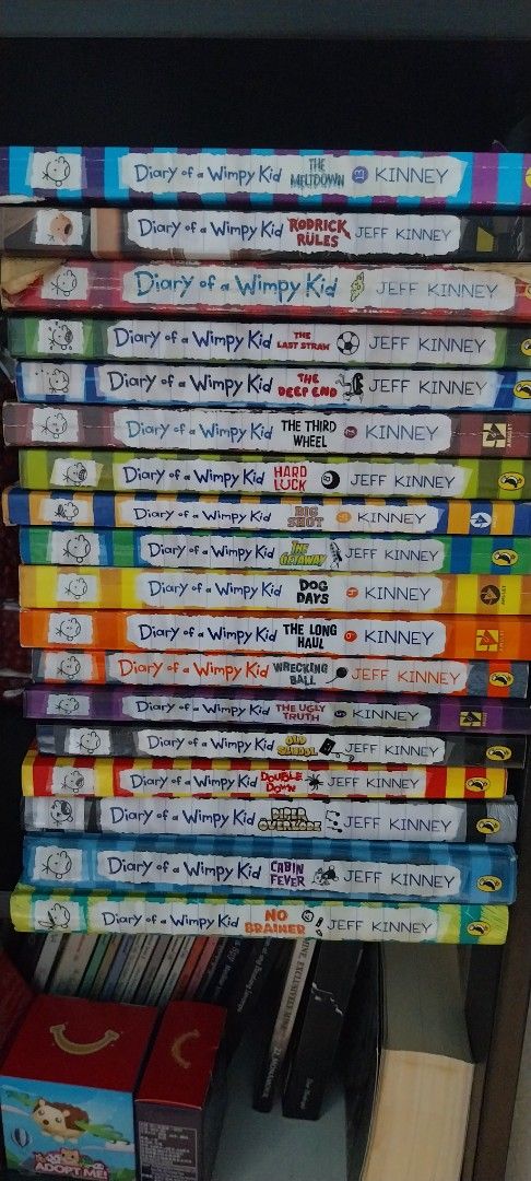Diary of a Wimpy Kid Book Collection, Hobbies & Toys, Books & Magazines ...