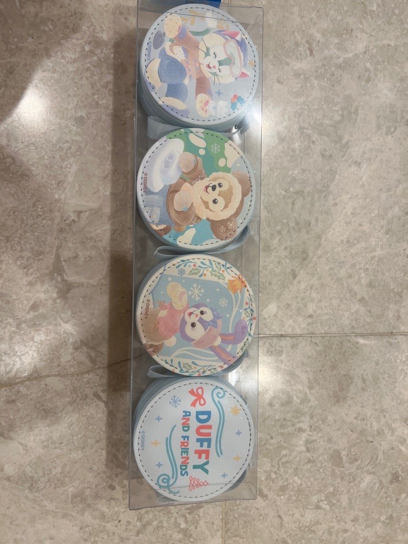 Disney Duffy and Friends Coin Purses Set with chocolates (expiry 17 Oct ...