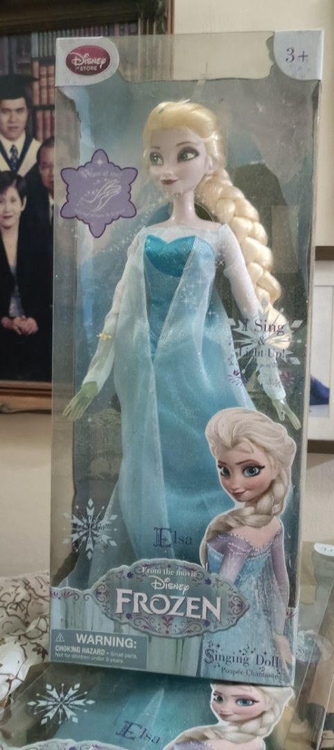 Disney Frozen Elsa Singing Doll need put battery, Hobbies & Toys, Toys ...