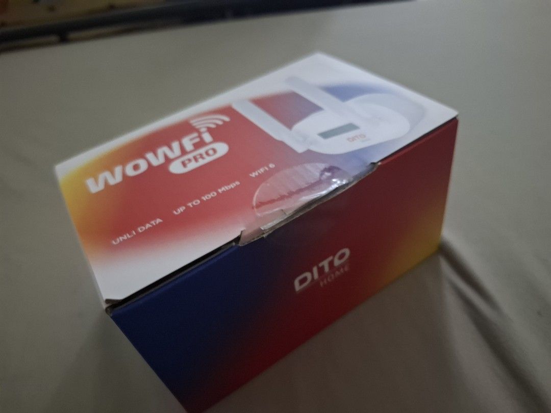 DITO Home WowFi Pro WiFi 5G up to 100mbps speed, Computers & Tech ...