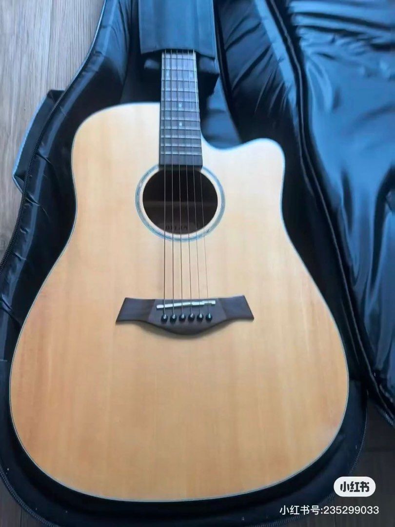 Dylan AM-03 Acoustic Guitar with Fishman Preamp, Hobbies & Toys, Music ...