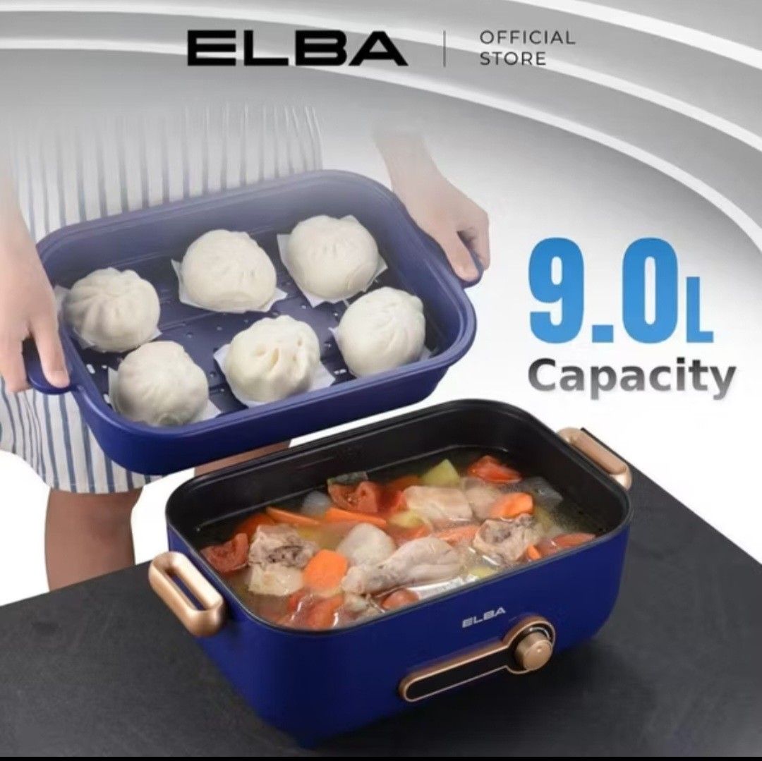 ELBA Multi Cooker EMC-N9015(BL) - 9L, TV & Home Appliances, Kitchen ...