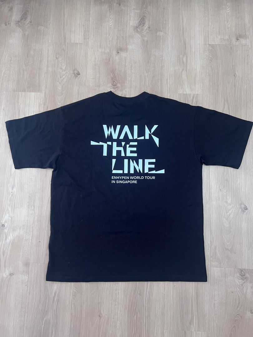 ENHYPEN Walk The Line World Tour T-shirt, Hobbies & Toys, Memorabilia ...