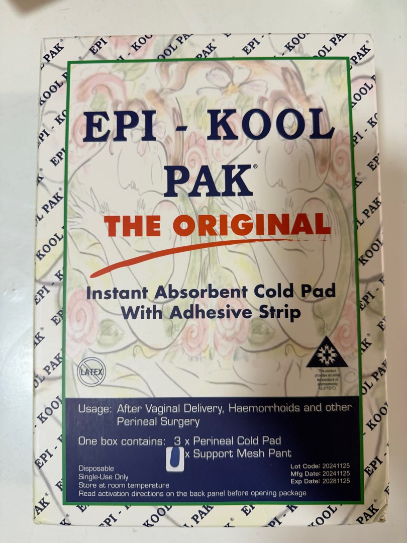 EPI-KOOL PAK The Original Perineal Cold Pad, Babies & Kids, Maternity ...