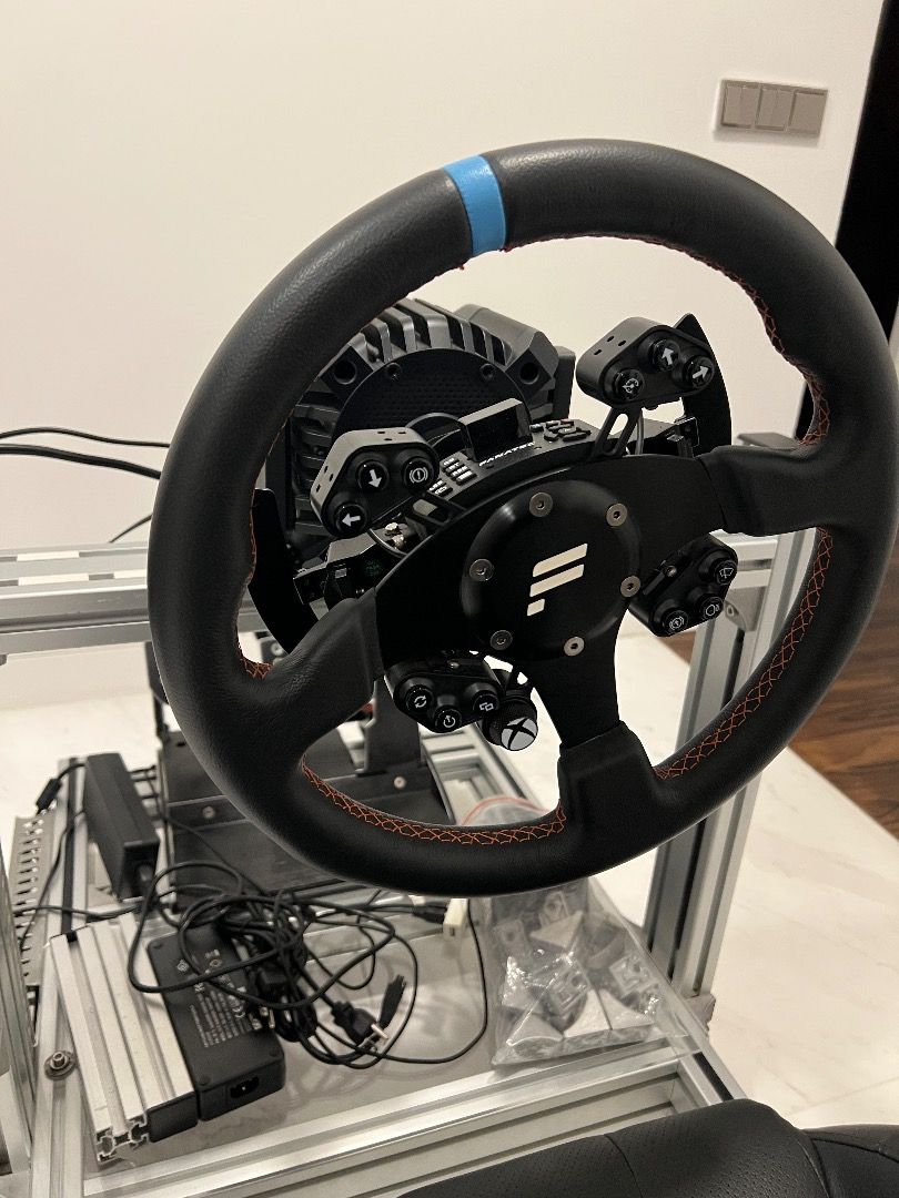 Fanatec Racing Simulator Cockpit - Complete Setup, Video Gaming, Gaming ...