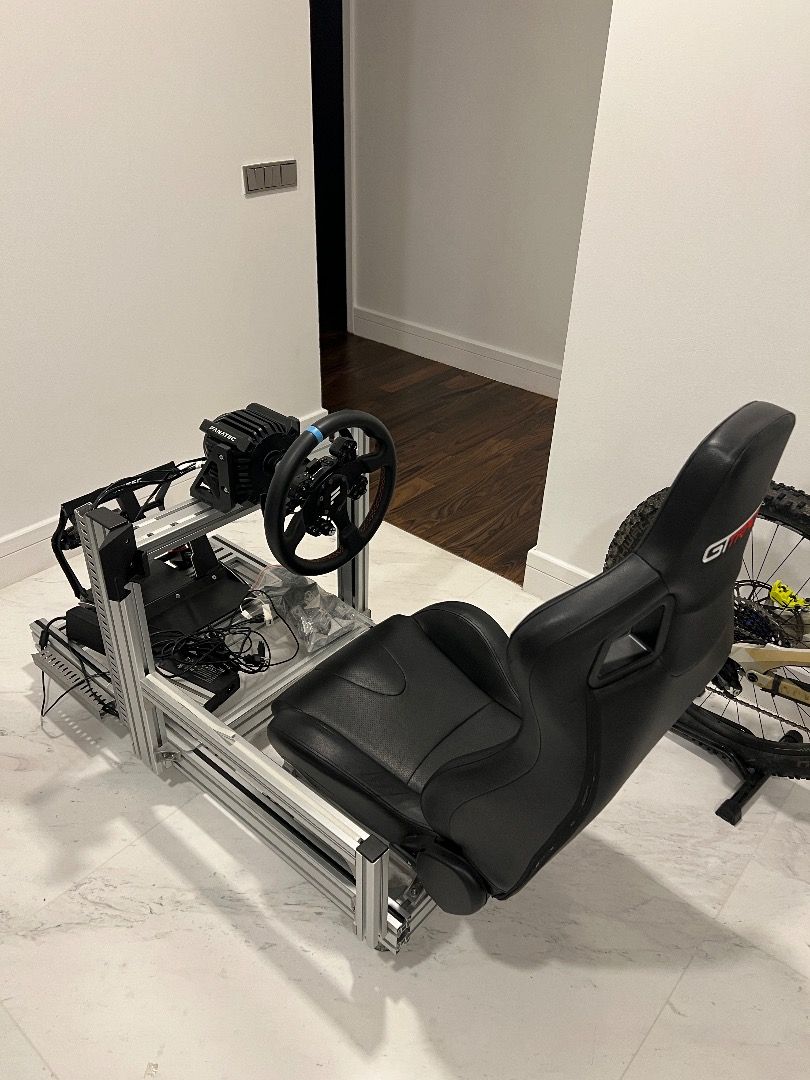 Fanatec Racing Simulator Cockpit - Complete Setup, Video Gaming, Gaming ...