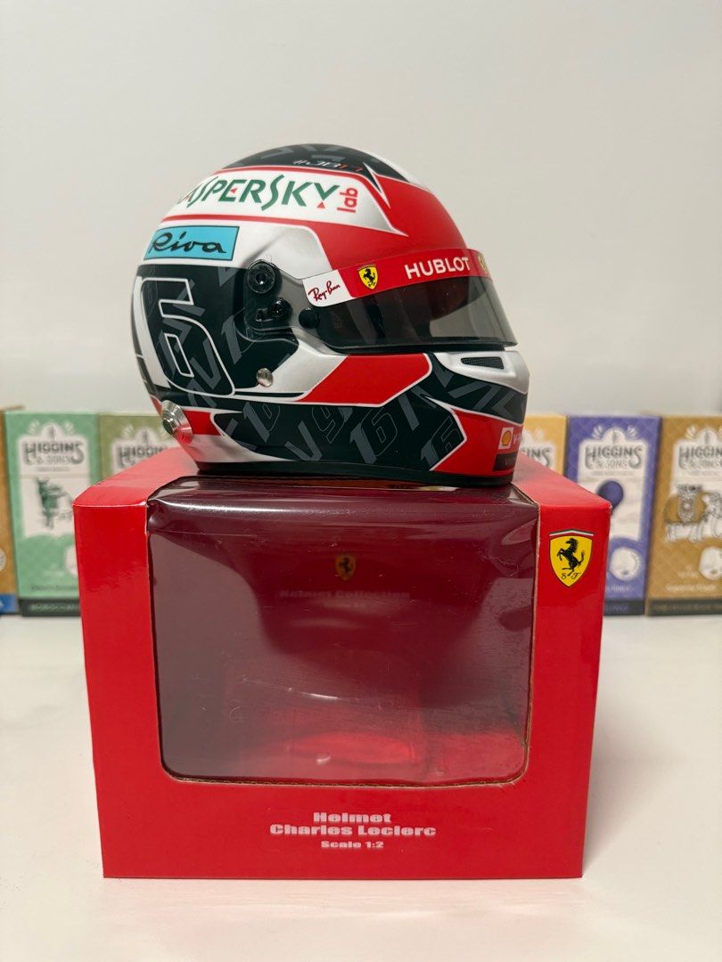 Ferrari F1 2019 Charles Leclerc 1/2 helmet, Hobbies & Toys, Toys ...