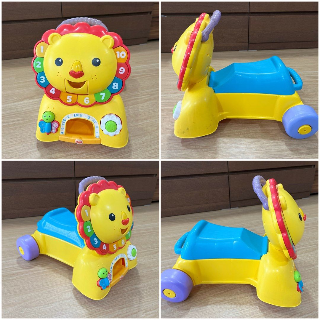 Fisher-Price Laugh & Learn Stride-to-Ride Lion, Hobbies & Toys, Toys ...