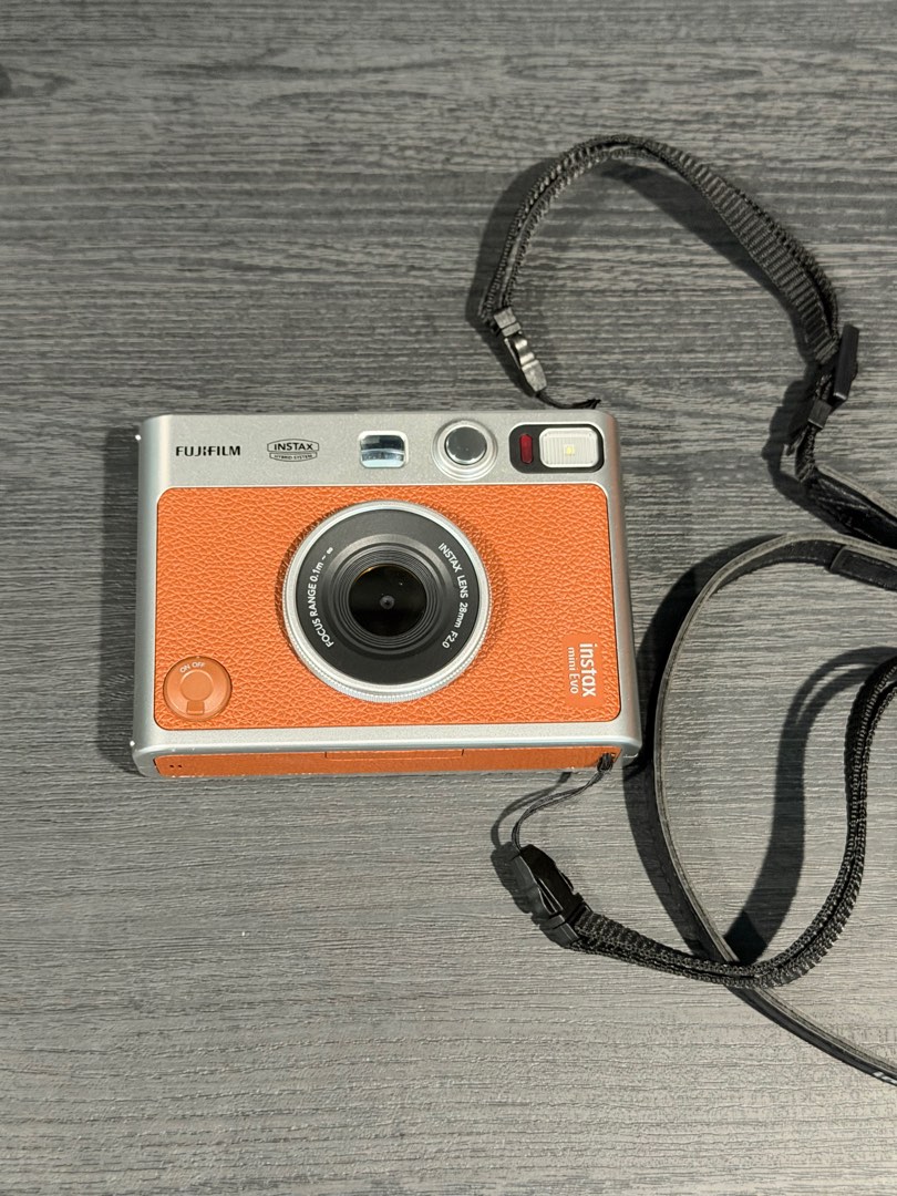 Fujifilm Instax Mini Evo Instant Camera - Orange, Photography, Cameras ...