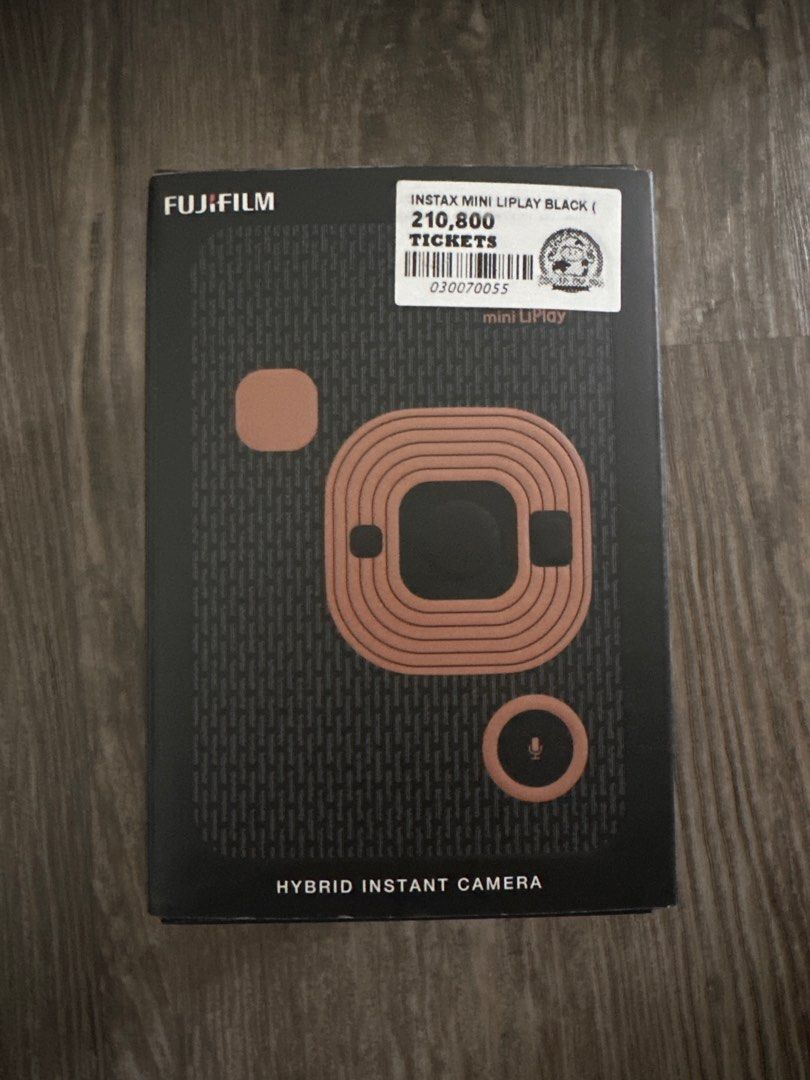 Fujifilm Instax Mini LiPlay Black Hybrid Instant Camera, Photography ...