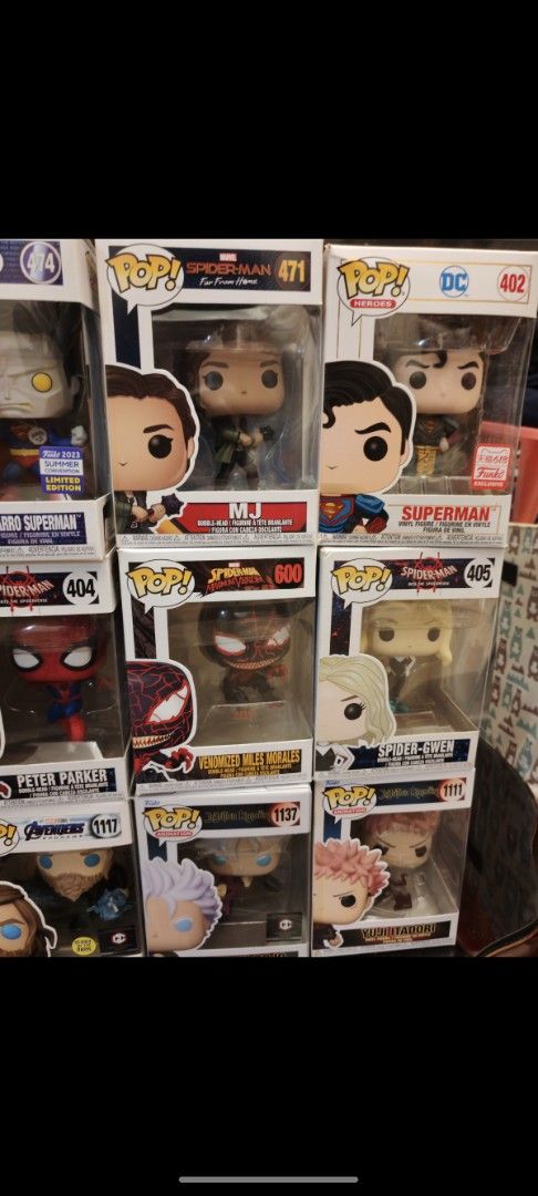 Funko Pop! Marvel Spider-Man Figures - Various, Hobbies & Toys, Toys ...