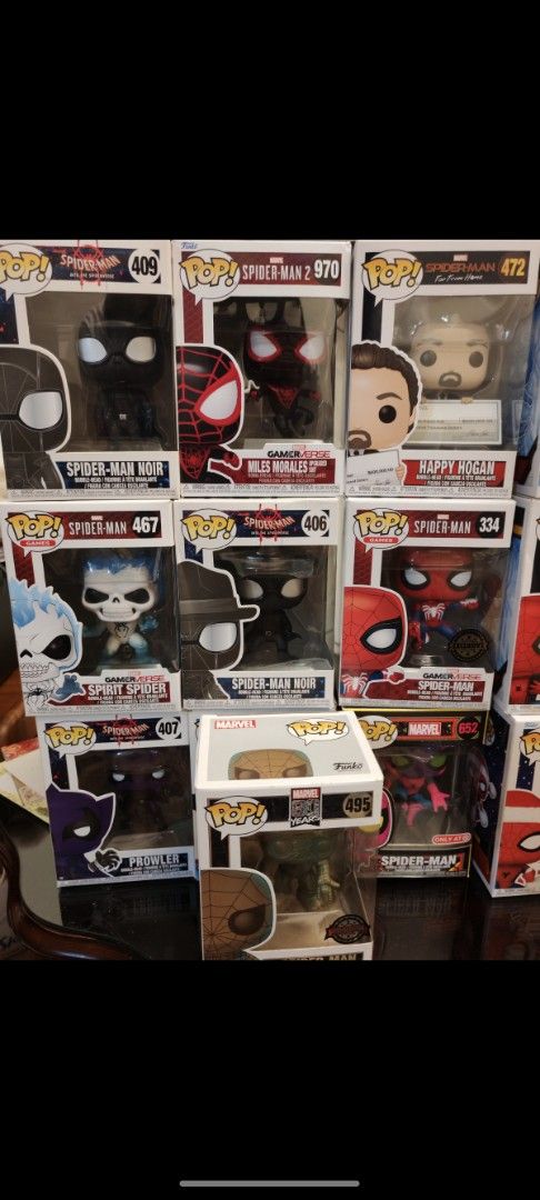 Funko Pop! Marvel Spider-Man Figures - Various, Hobbies & Toys, Toys ...