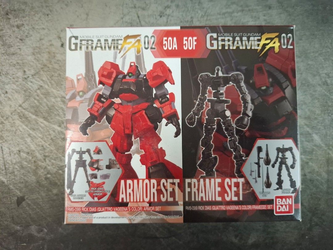 G FRAME FA 02 | Rick Dias Quattro Bazina Color | BANDAI GUNDAM | 50A ...