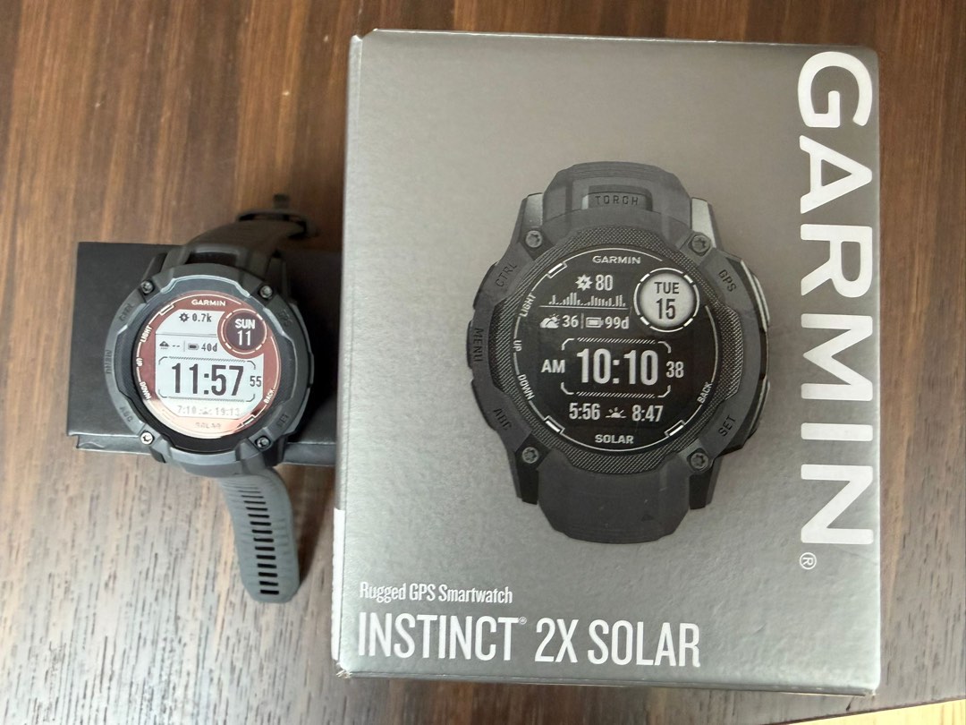 Garmin Instinct 2X Solar Rugged GPS Smartwatch, Mobile Phones & Gadgets ...