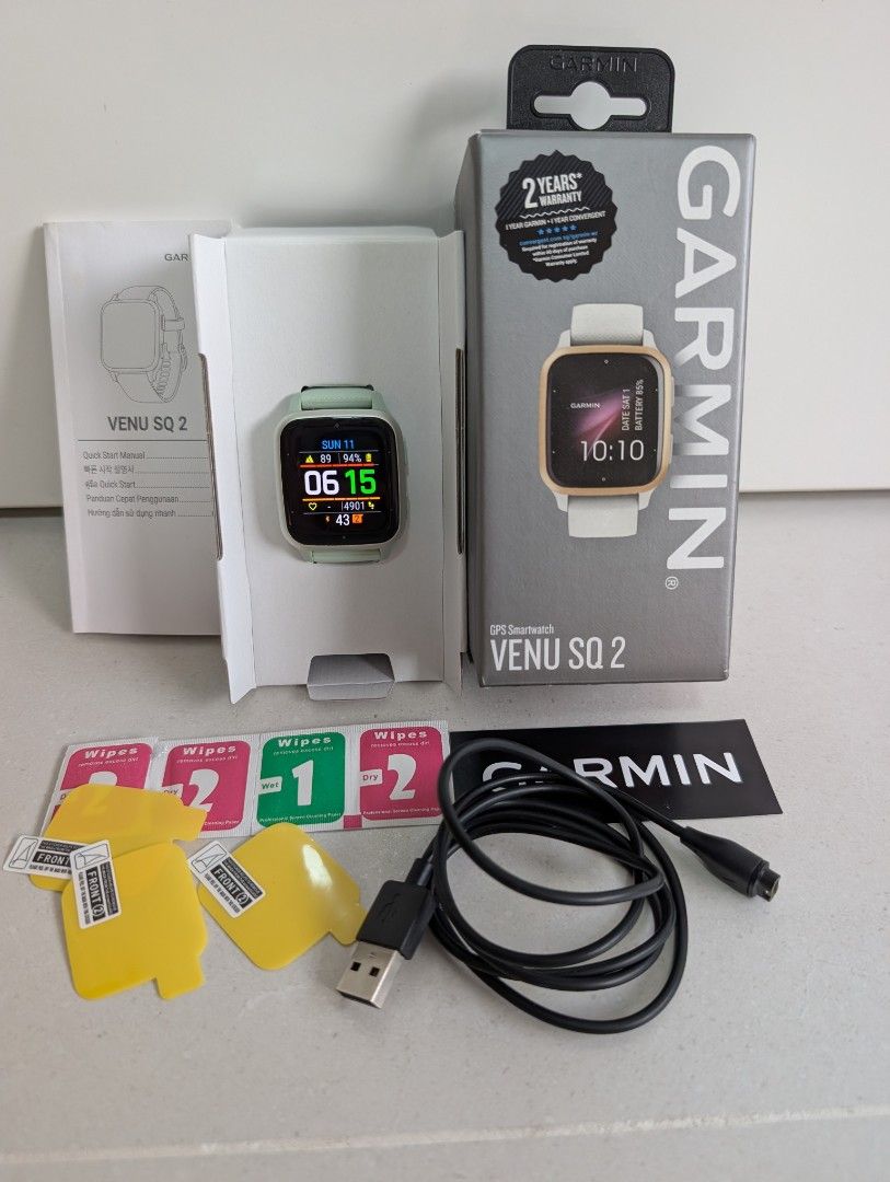 Garmin Venu SQ 2 GPS Smartwatch - Mint Green, Mobile Phones & Gadgets ...