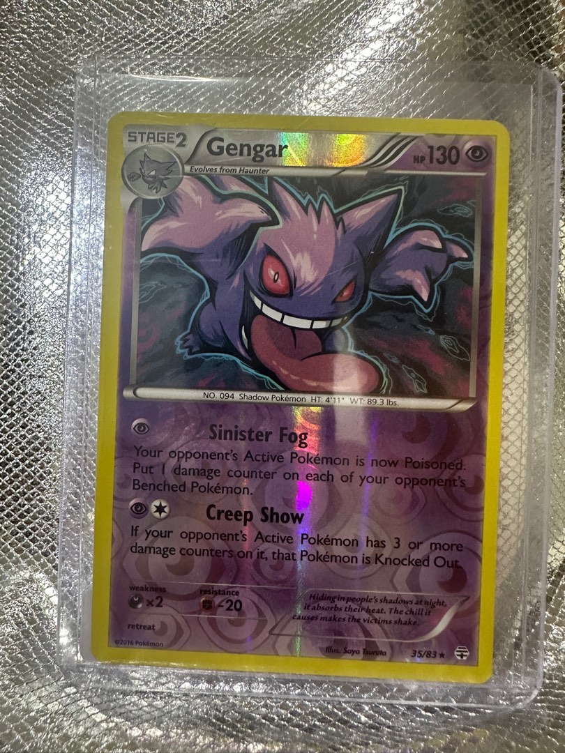 Gengar 35/83 Pokemon Card, Hobbies & Toys, Toys & Games on Carousell