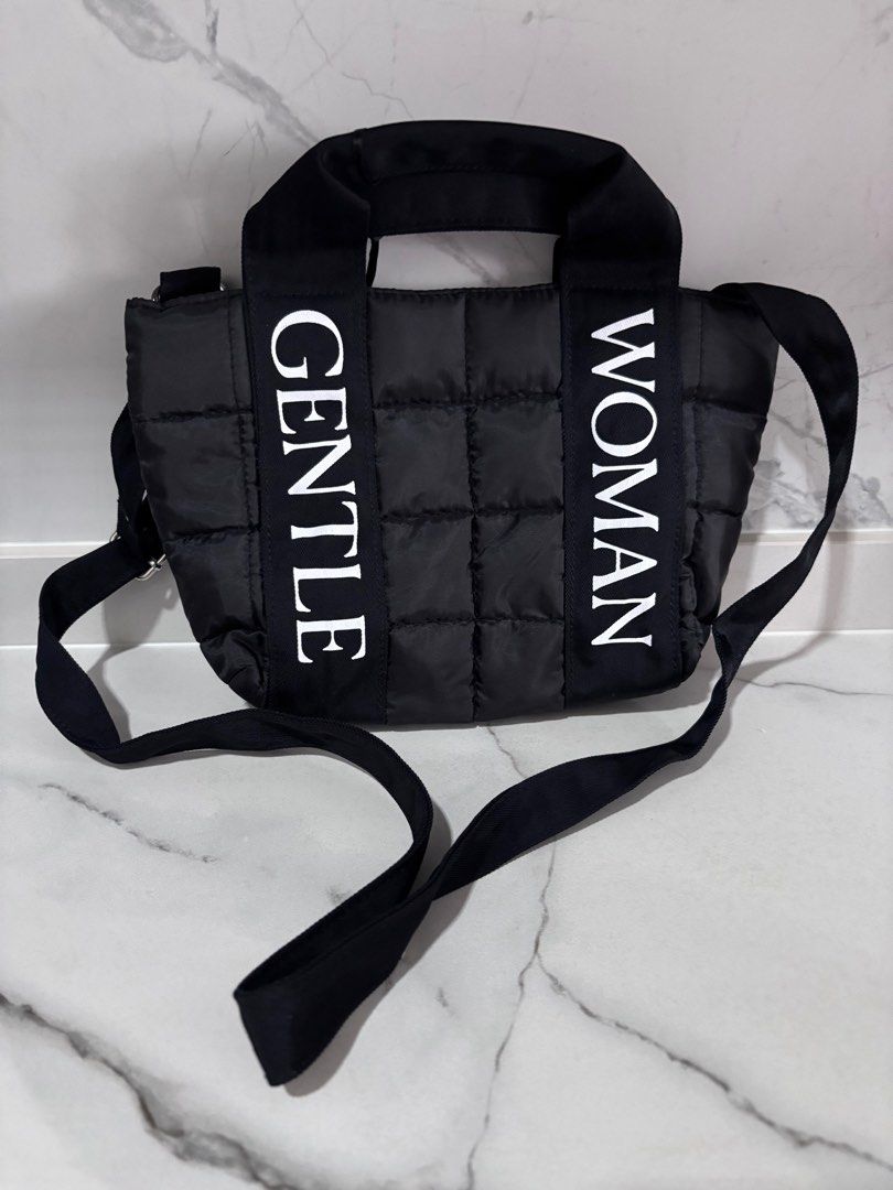 Gentlewoman Club Mini Quilted Tote Bag - Black, Women's Fashion, Bags ...