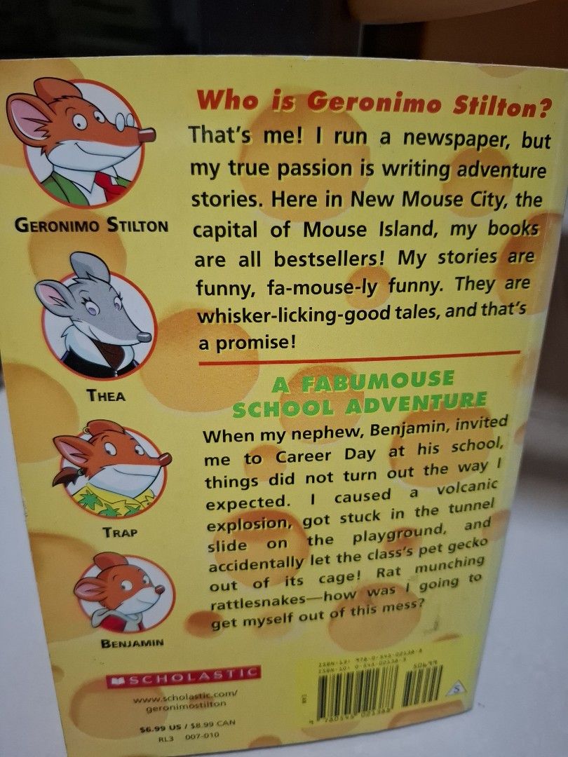Geronimo Stilton: A Fabumouse School Adventure, Hobbies & Toys, Books ...
