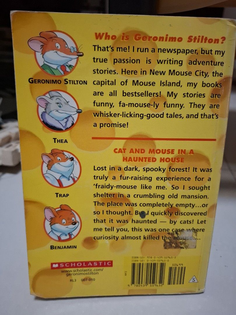 Geronimo Stilton: Cat and Mouse in a Haunted House, Hobbies & Toys ...